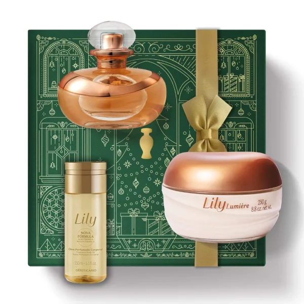 Kit de Natal Lily Lumière Perfumado | Loja da Dora